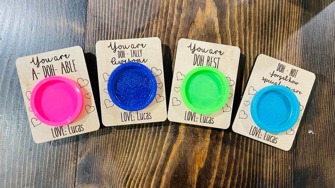 Valentine Cards | Class | Gifts | BUNDLE | Play- Dough Holders ...