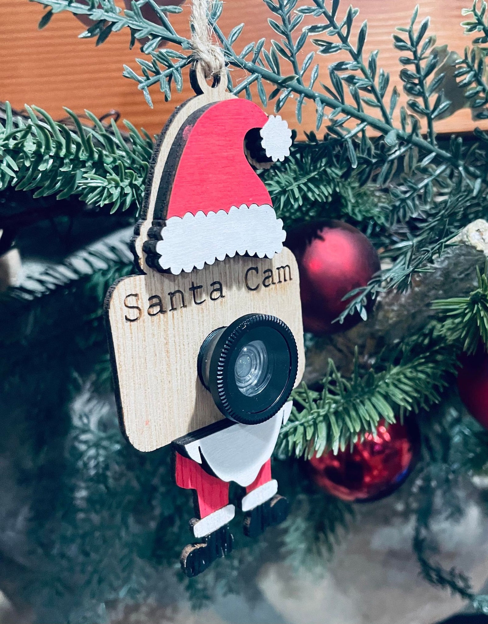 Santa Cam Ornament Santa's List Christmas BUNDLE - Etsy