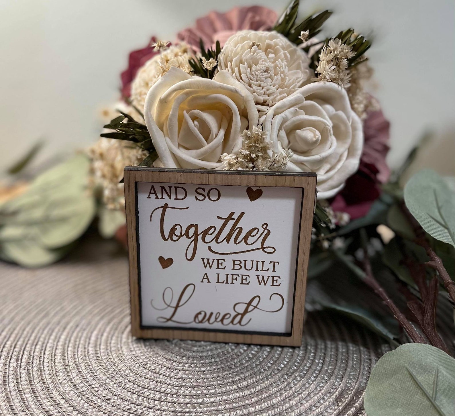 And so Together We Built a Life We Loved/love Sign/wall Art- Digital ...