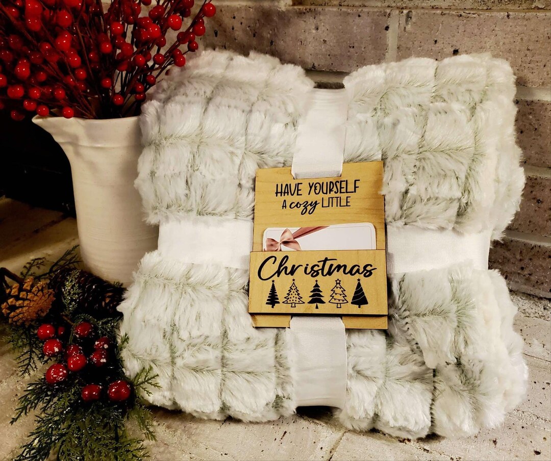 Have Yourself a Cozy Little Christmas | Gift Card Holder | Blanket Tag ...