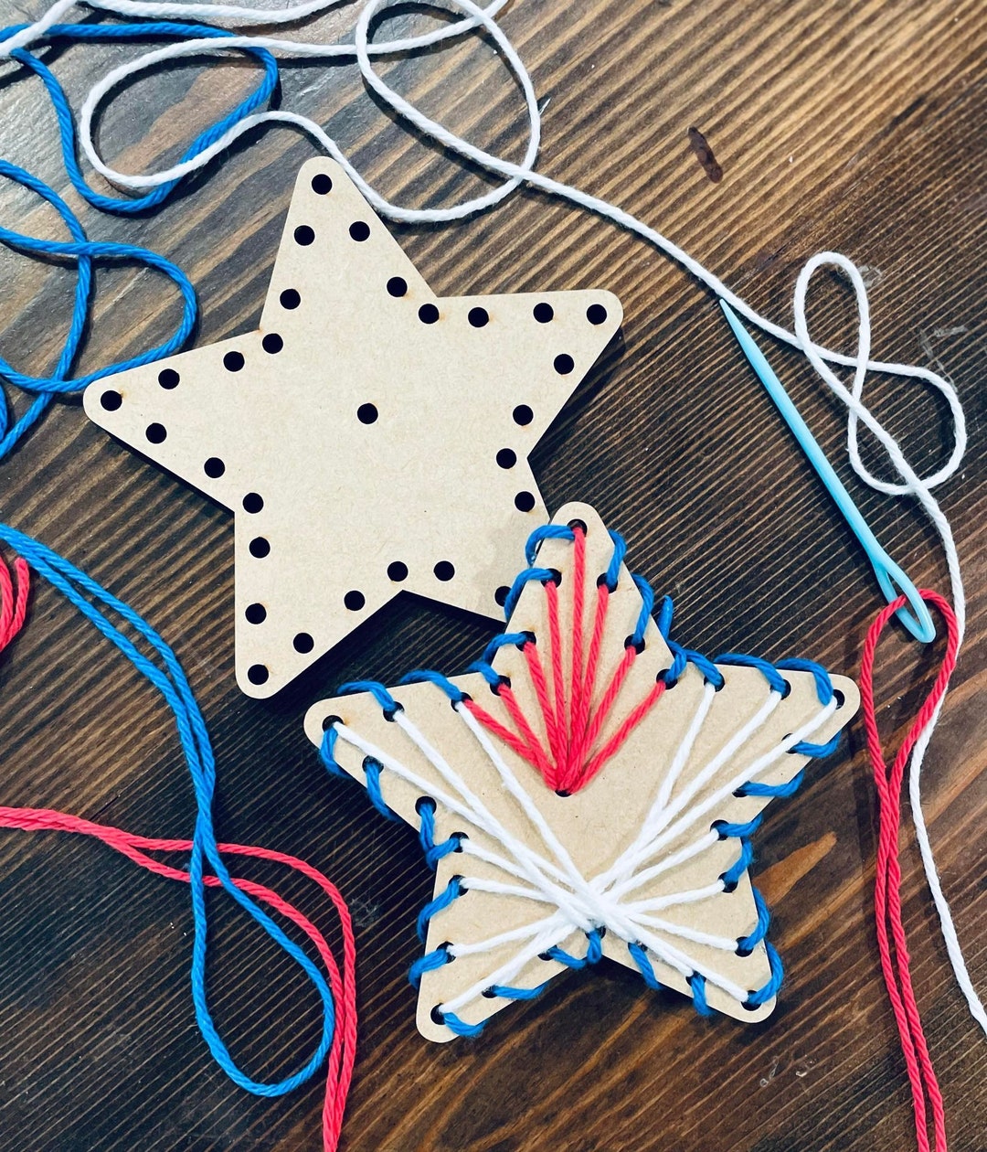 DIY STAR | Kids Craft | Paint | Yarn | Fun | Digital File | SVG - Etsy