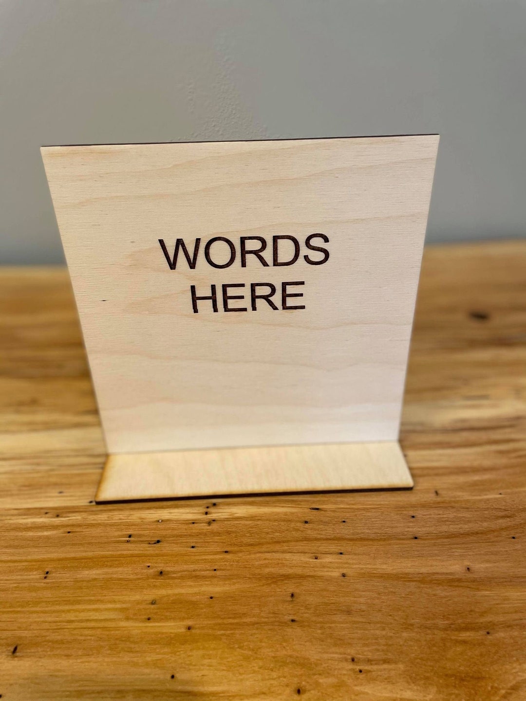 Desk Sign - Digital File SVG Simple Sign With Stand Glow Forge Friendly ...