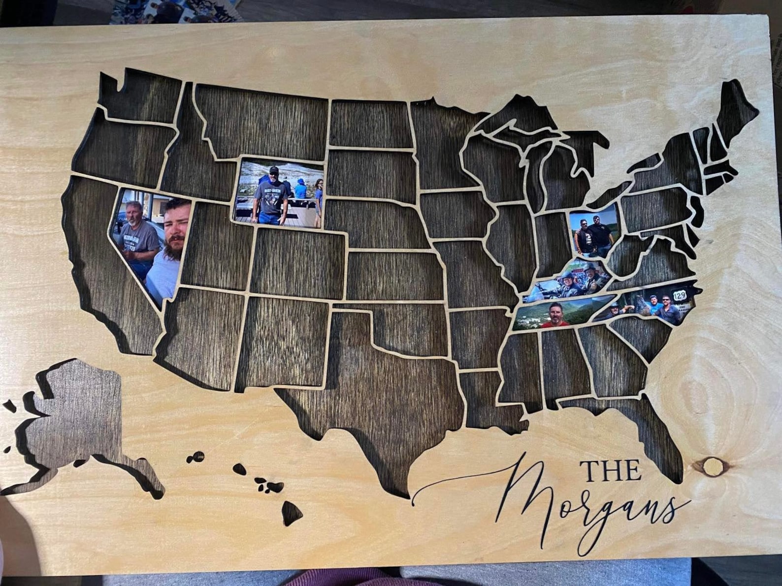 USA Cut Out | Insert Pictures | Traveled | 2 Layer | Digital File | SVG ...