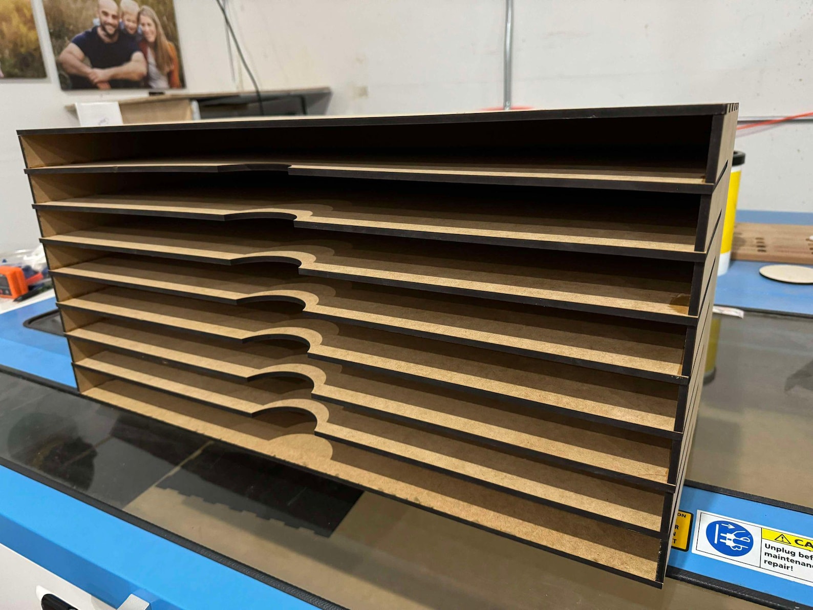 Material Organizer | Holds Material 12x24 | 0.20" & 0.23" Material ...