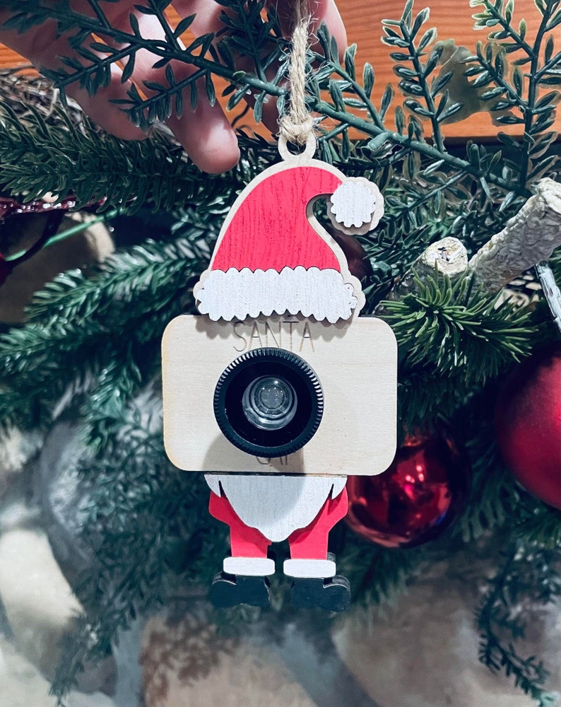 Santa Cam Ornament Santa's List Christmas BUNDLE - Etsy