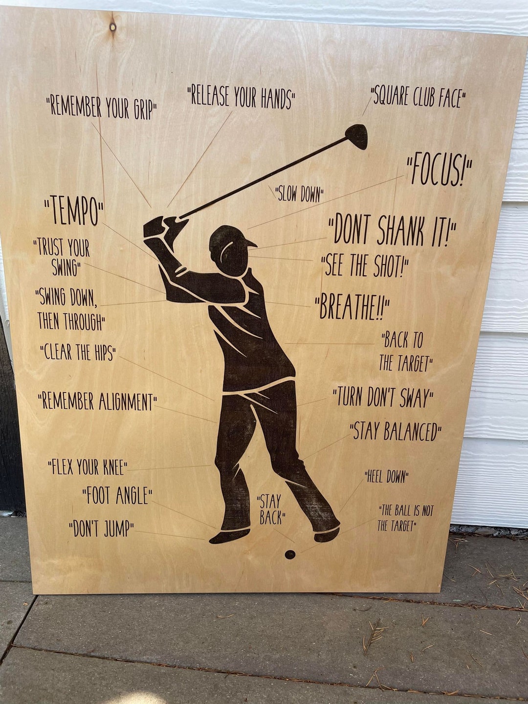 Golf | Tips and Tricks | Reminders | Ball | Laser File | Digital File ...