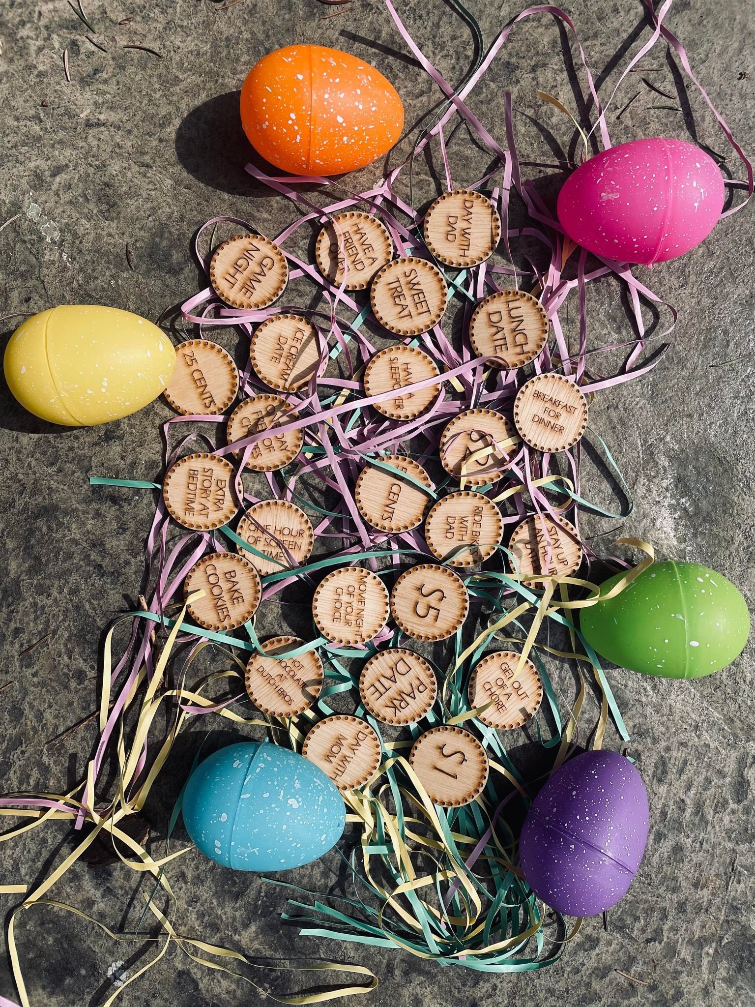 Easter Egg Tokens / Coins - Digital File SVG, Glowforge Friendly, Laser ...