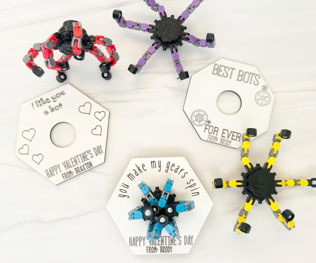 Robot Valentine Day Cards Gifts Boys Non Candy Best Bots Nuts About You ...