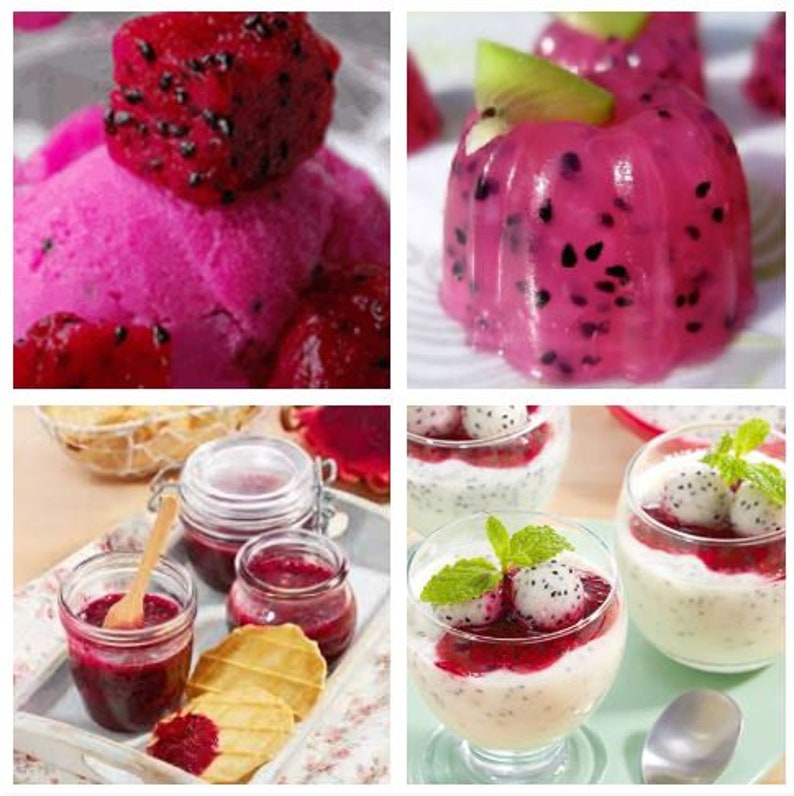 50g. Red Dragon Fruit Powder Pink Pitaya Powder Natural - Etsy