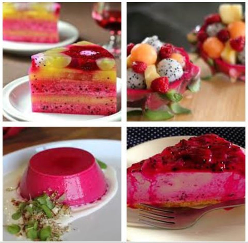 50g. Red Dragon Fruit Powder Pink Pitaya Powder Natural - Etsy