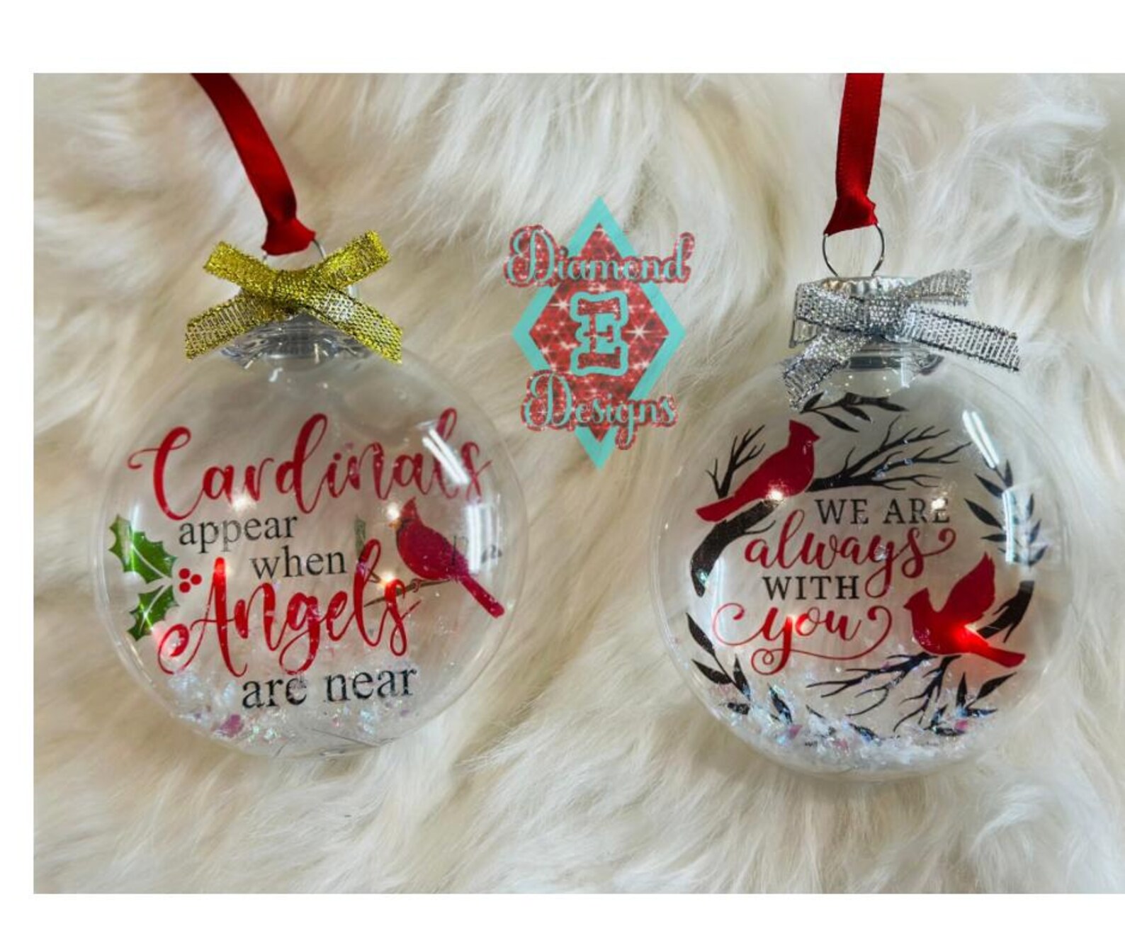 Floating Cardinal Ornament - Etsy