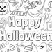 Giant Halloween Coloring Poster Download, Halloween Coloring Poster ...