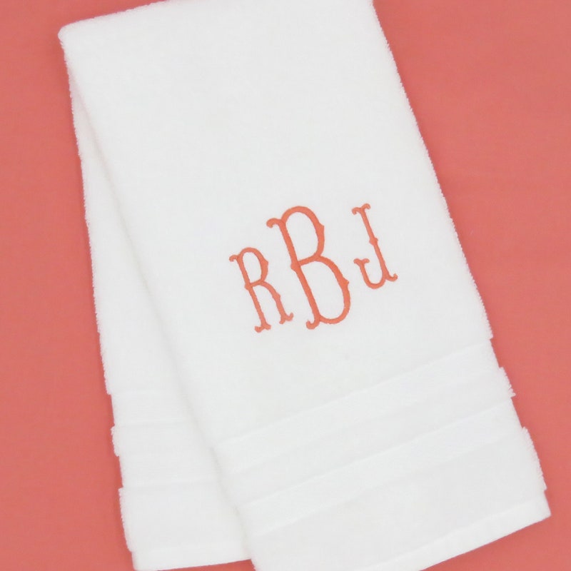 Monogramed Hand Towels - Etsy