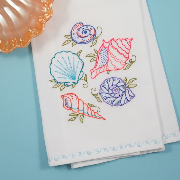 Seashell Towel - Etsy