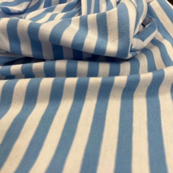 Stripe Jersey Fabric - Etsy