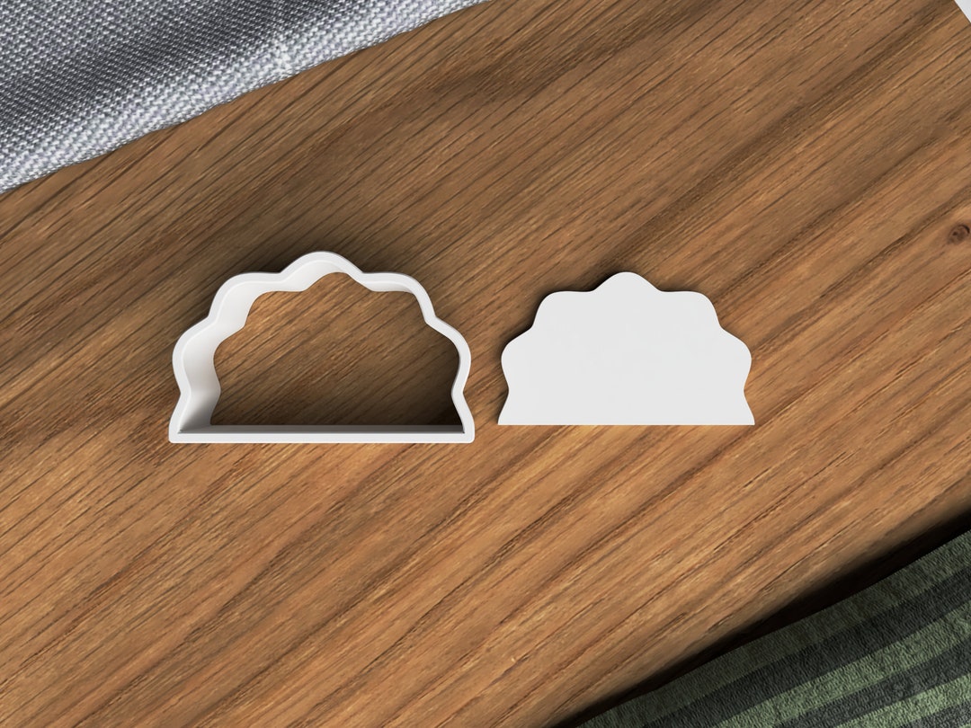 Squiggly Semi Circle Cookie / Polymer Clay Cutter - Etsy