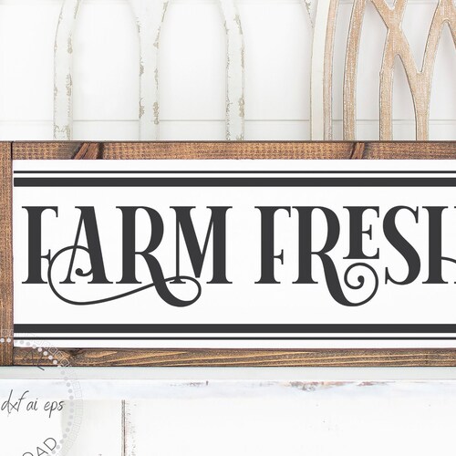 Farm Fresh Produce SVG Fresh Produce SVG Farmhouse Sign | Etsy