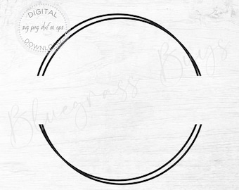 Digital Circle Frame | Etsy