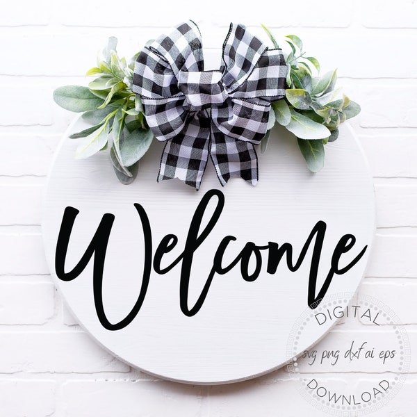 Cricut Welcome Sign - Etsy