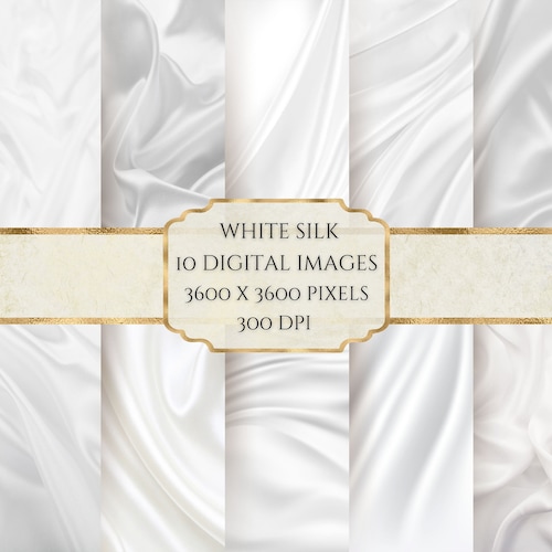 White Silk Digital Paper Silk Texture Satin Digital Paper - Etsy