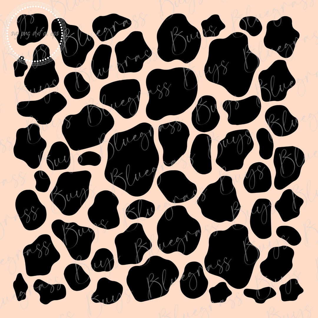 Cow Spots SVG, Cow Pattern SVG, Cow Spots Cut File, Animal Print Svg - Etsy