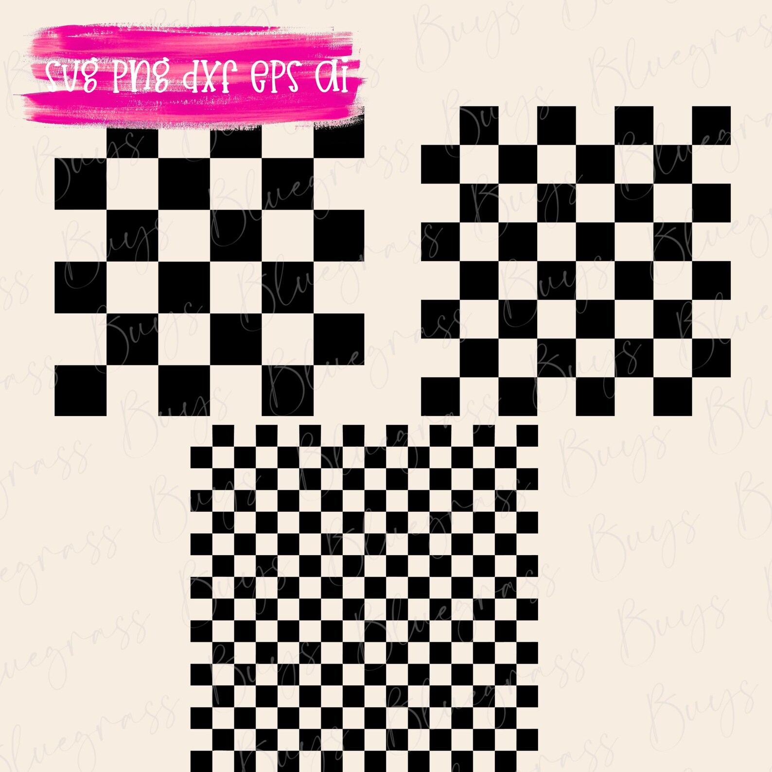Checkered Pattern SVG, Seamless Checkerboard Png, Checkered Racing ...
