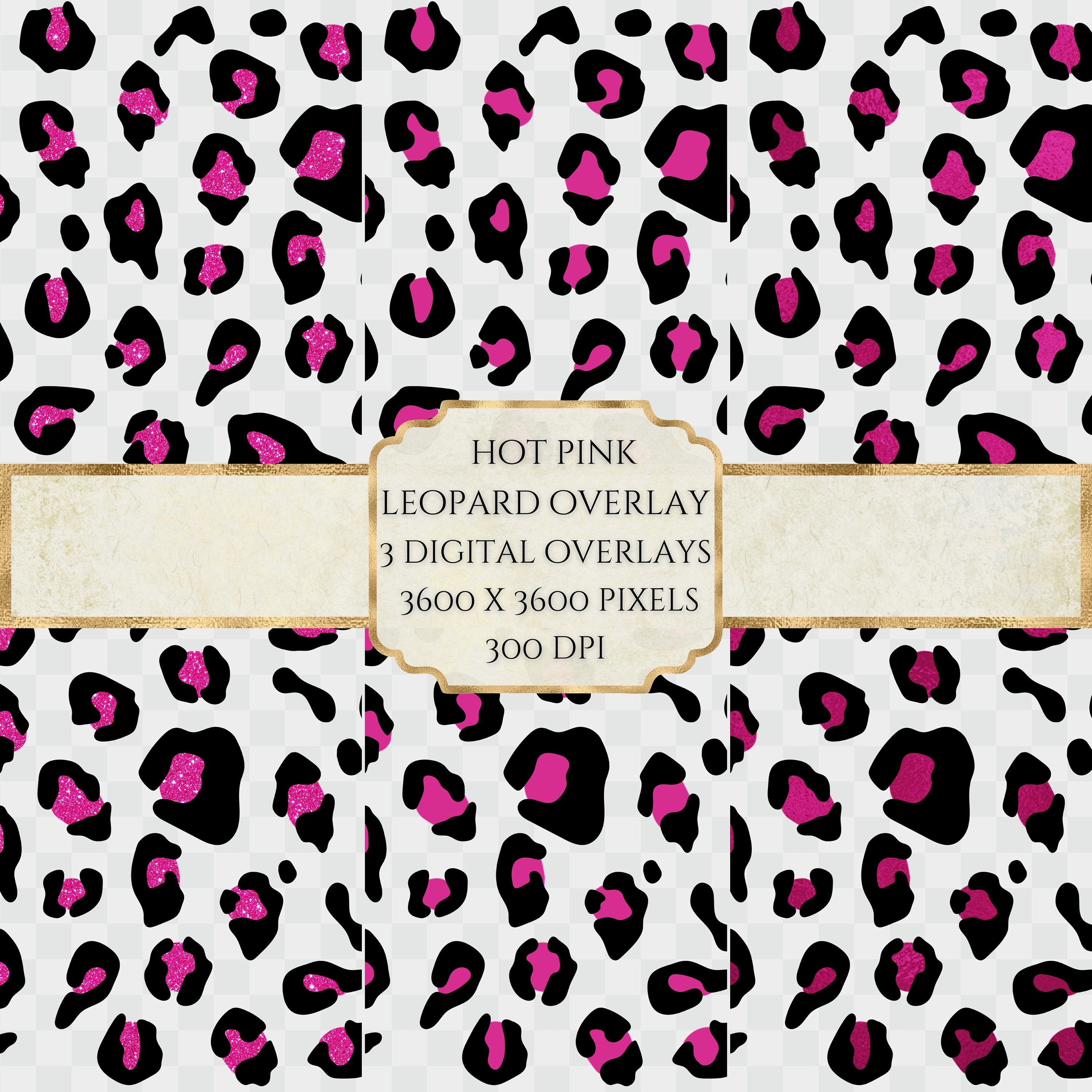 Hot Pink Cheetah Print Background