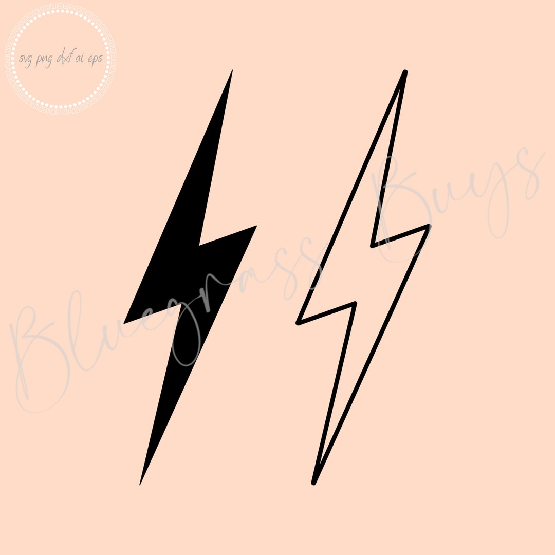 Lightning Bolt SVG, Lightning Strike Cut File, Digital Download, Cricut ...