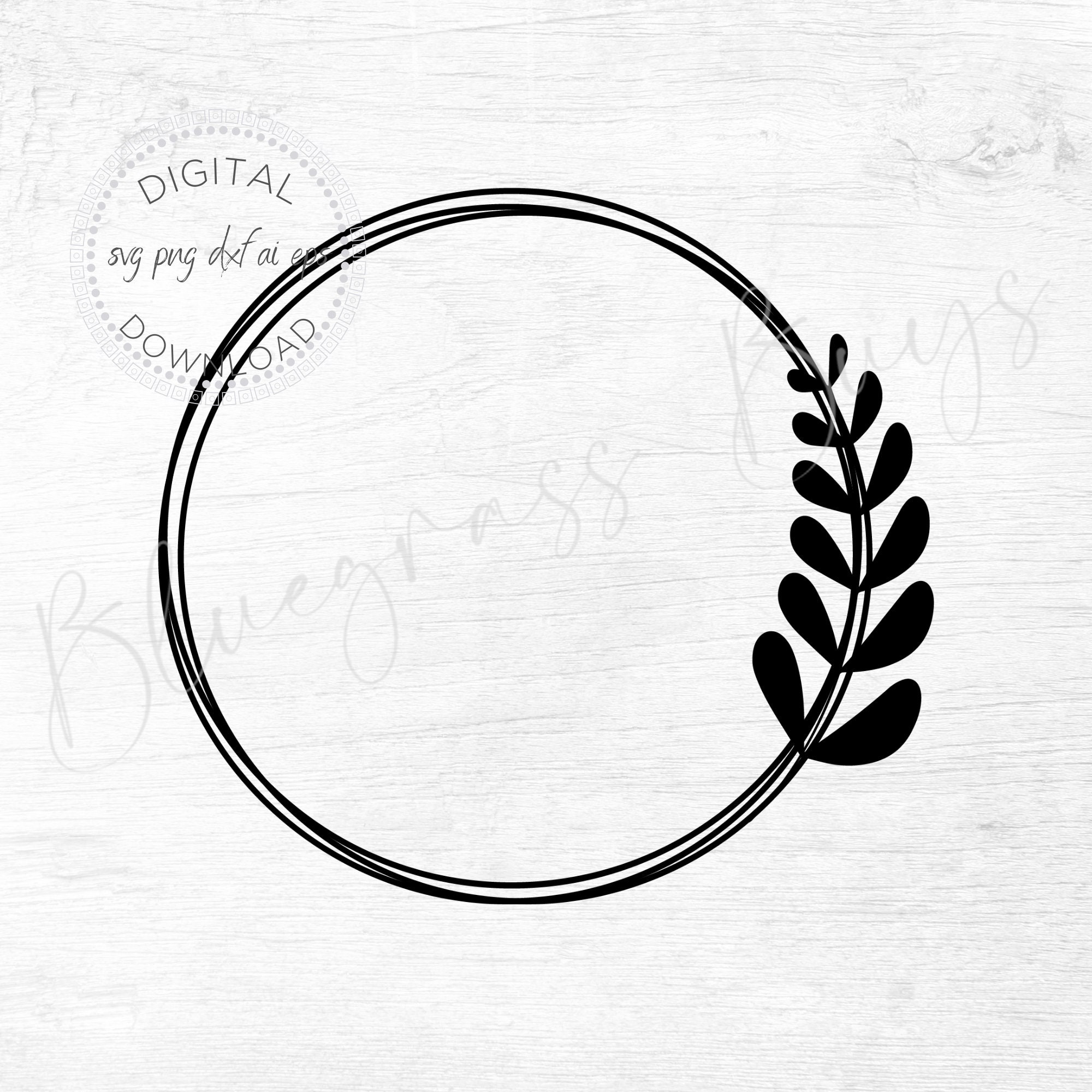 Papercraft Cricut Cut File Split Circle Frame SVG Geometric Frame SVG ...