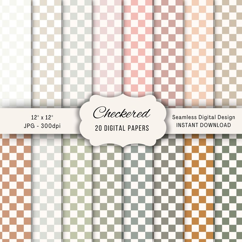 Buffalo Check Stencil - Etsy