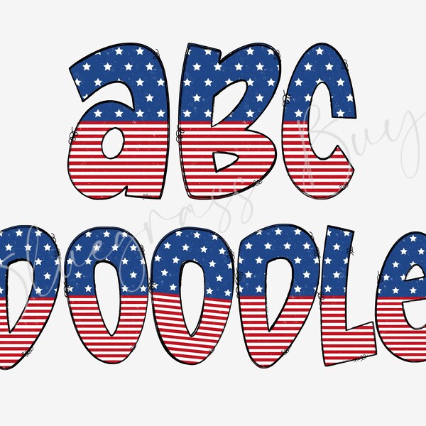 Doodle Letters - Etsy