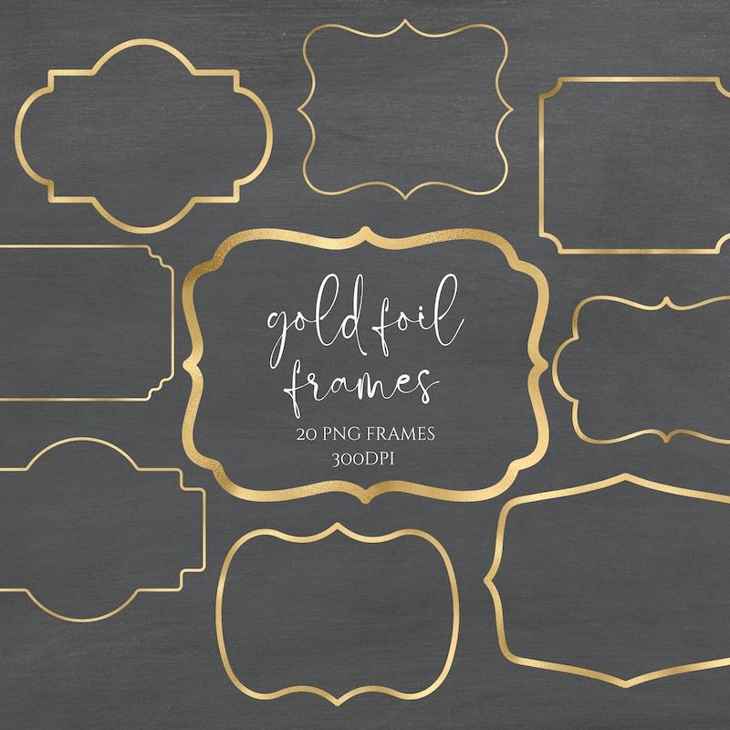Gold Frames - Etsy