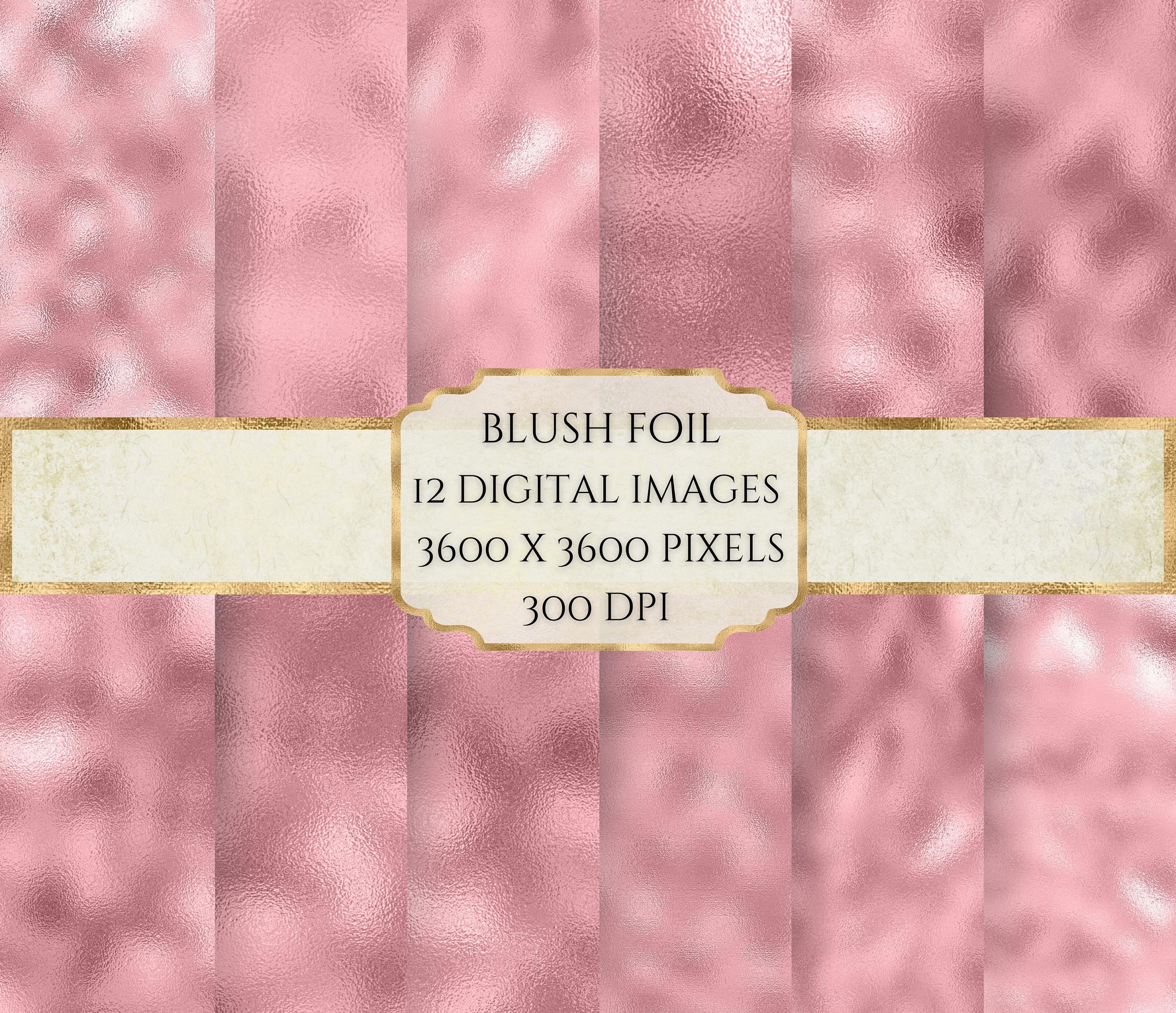 Blush foil digital paper Digital paper pack Luxury foil Scrapbook paper ...