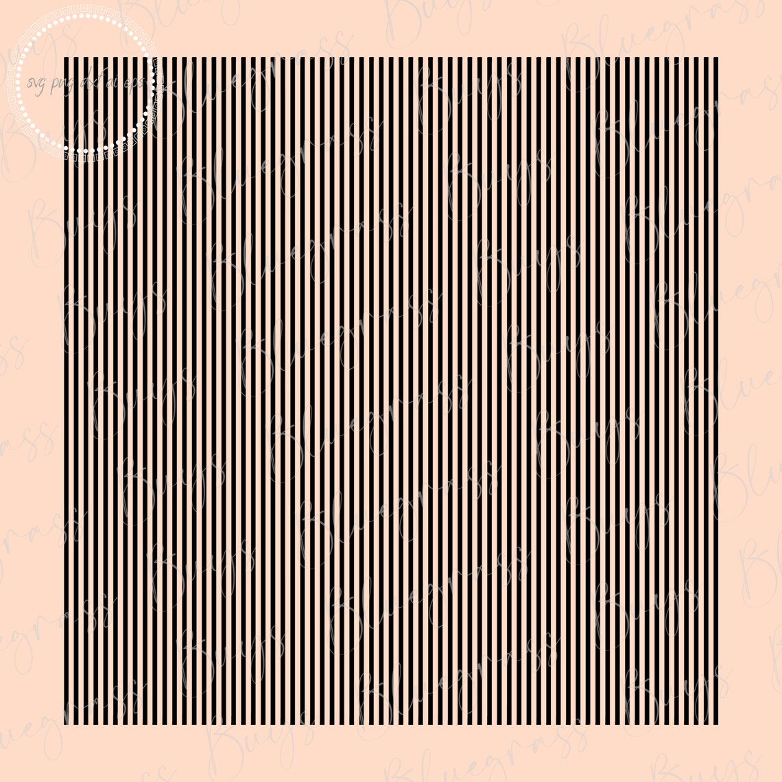 Stripe Pattern SVG, Seamless Pattern Png, Line Print Cut File, Digital ...