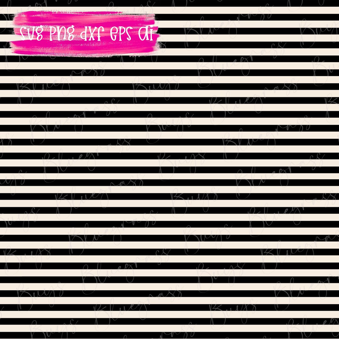Stripe Pattern SVG, Seamless Pattern Png, Line Print Cut File, Digital ...