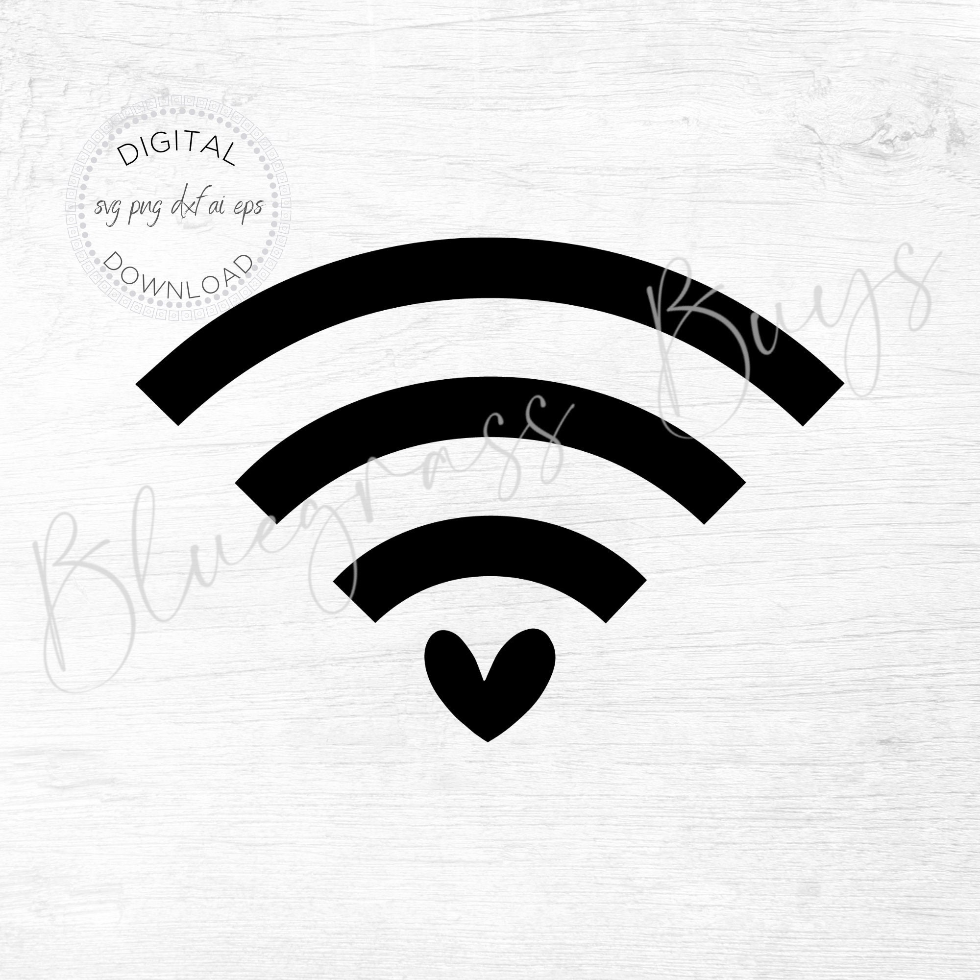 Wifi Symbol SVG Wifi SVG Wifi Available Cut File Digital - Etsy