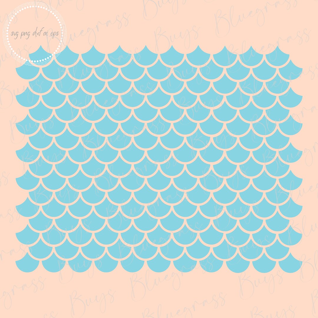 Mermaid Scales SVG, Mermaid Png, Mermaid Scales Pattern SVG, Digital ...