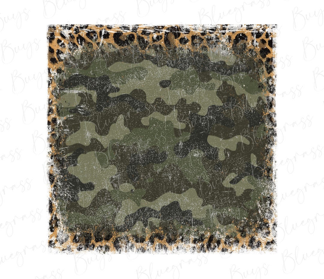 Leopard Camouflage Background PNG, Distressed Camo, Grunge Cheetah ...