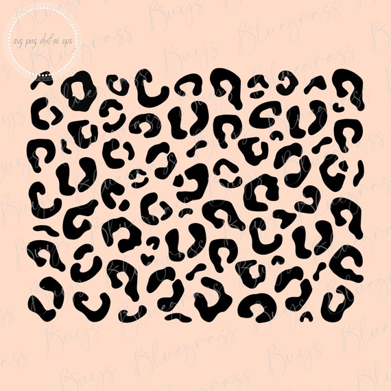 Cheetah Print Pattern Drawing