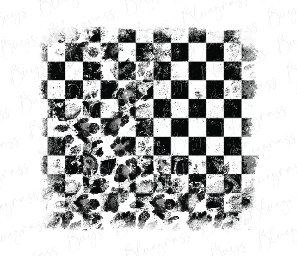 Leopard Checkered Flag Background PNG, Grunge Cheetah Background ...