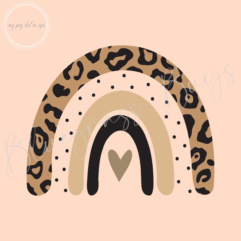 Rainbow Leopard - Etsy