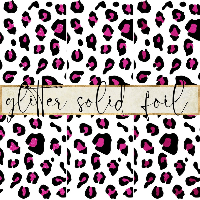 Hot Pink Leopard Print PNG Overlay Animal Print Overlay - Etsy