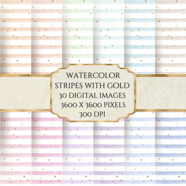 Stripe Digital Paper - Etsy