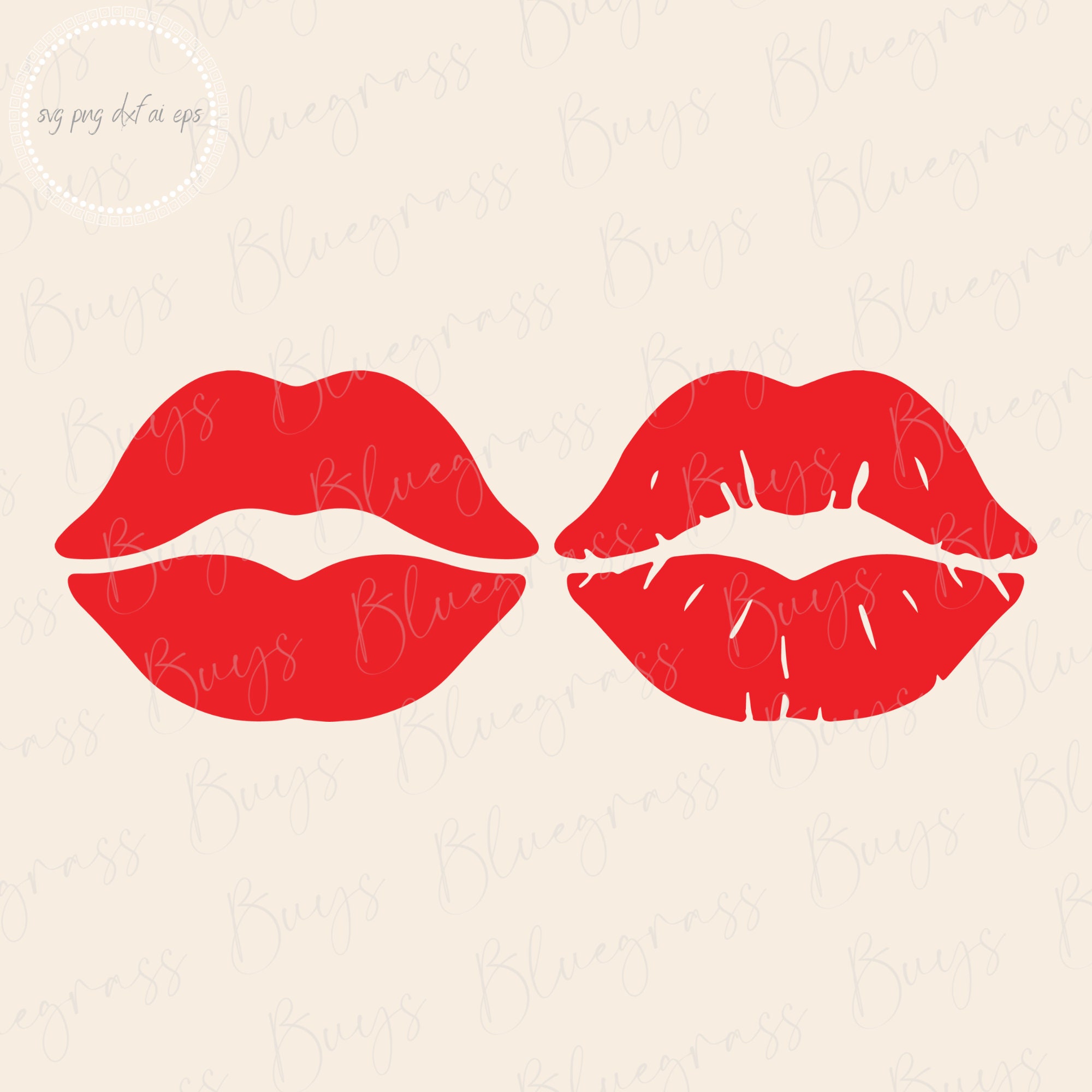Red Lip Print