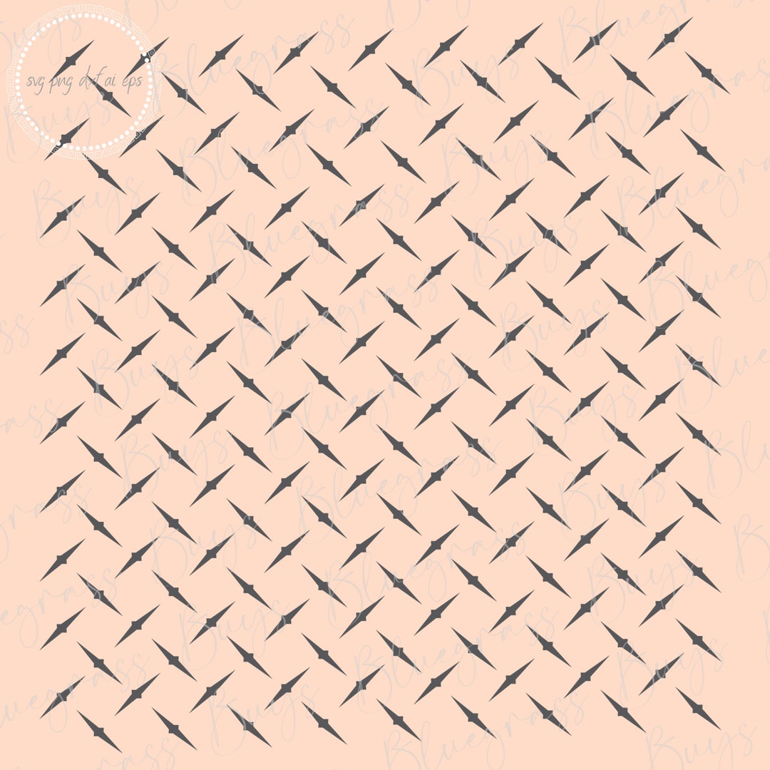 Diamond Plate Pattern SVG, Diamond Seamless Pattern, Digital Download ...