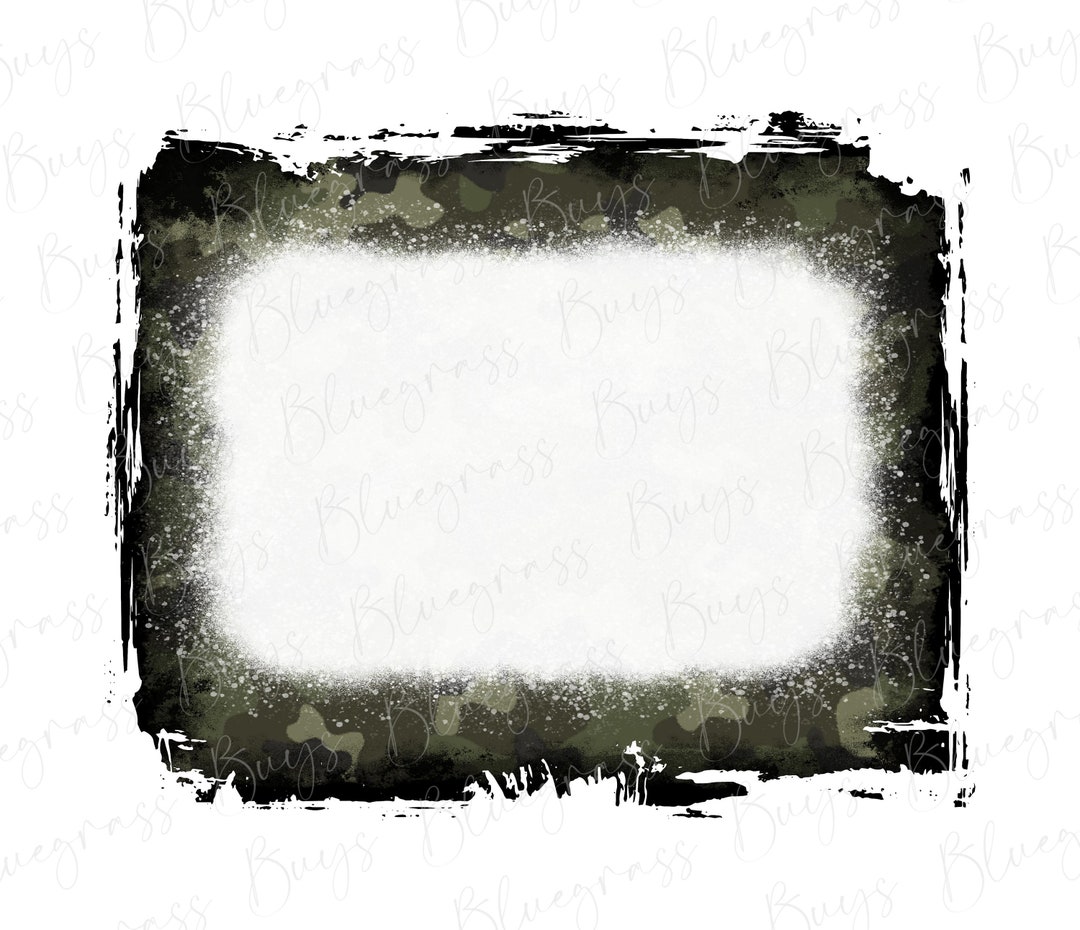 Grunge Camouflage Background With Bleach PNG Distressed Camo - Etsy