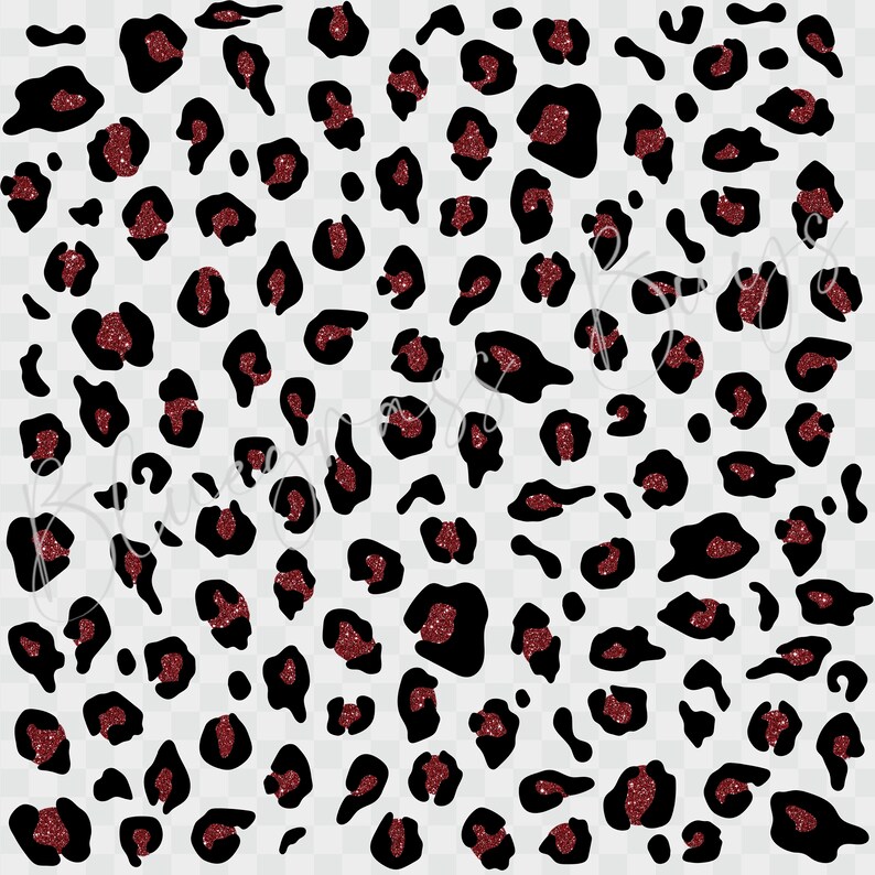 Maroon Leopard Print PNG Overlay Animal Print Overlay PNG - Etsy