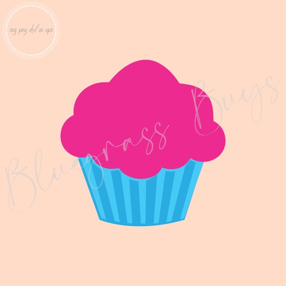 Pink Cupcake Birthday Clipart