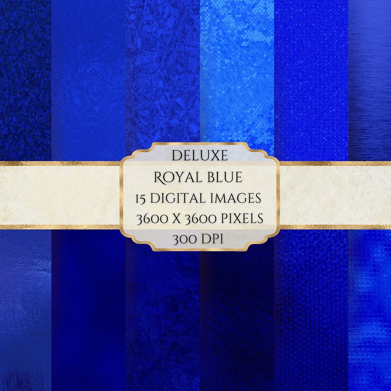 Royal Blue Paper - Etsy