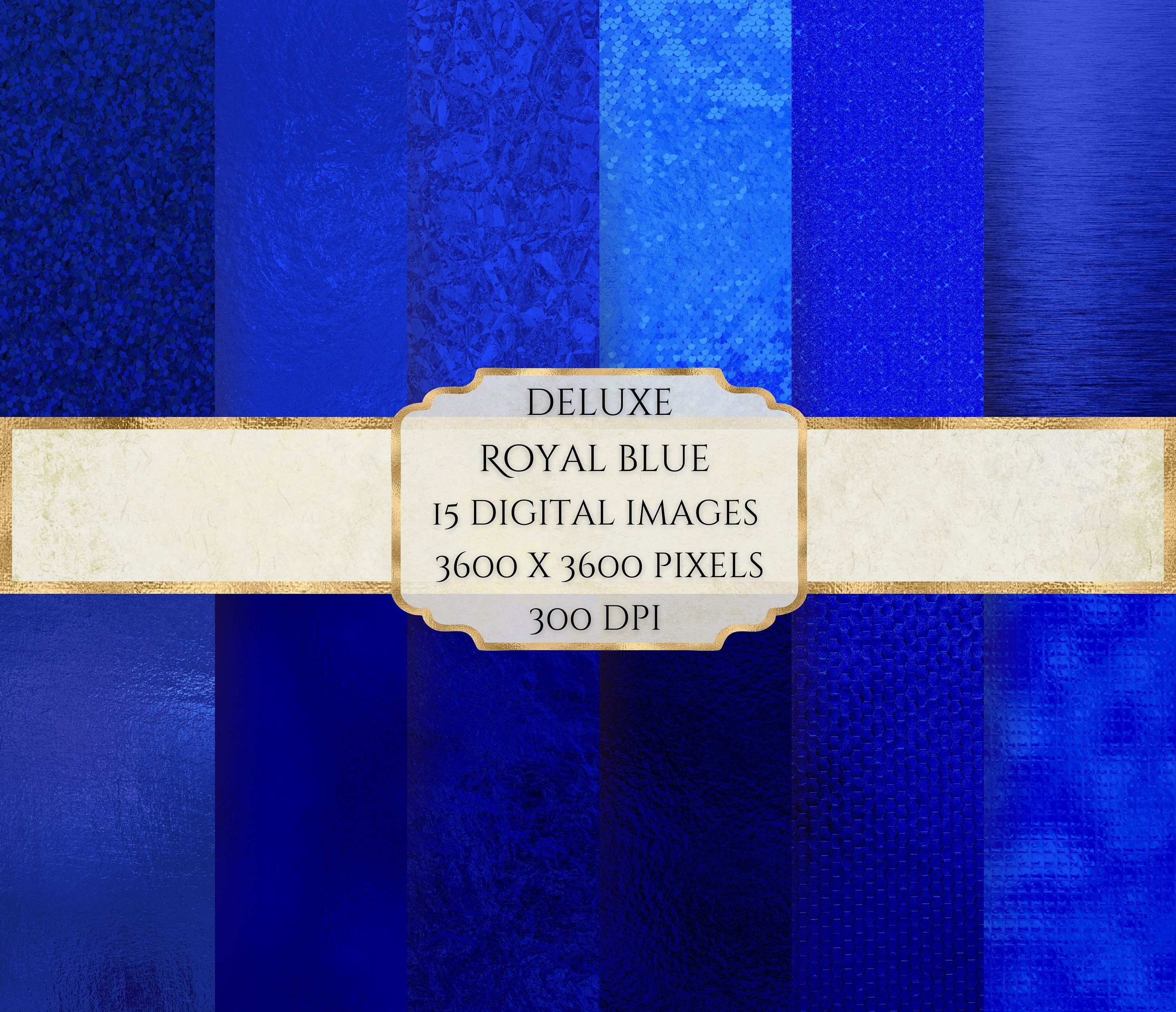 Royal Blue Scrapbook Paper
